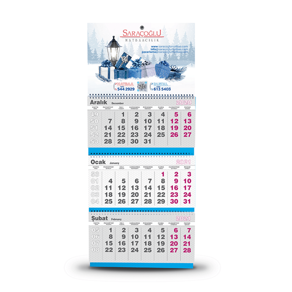 TAKVİMLER – SARAÇOĞLU MATBAACILIK
